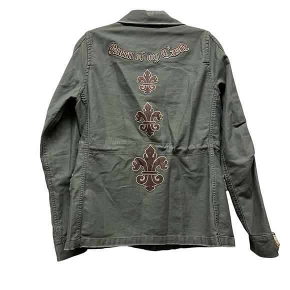 Miss Me | Jackets & Coats | Miss Me Embellished Military Utility Parka ...